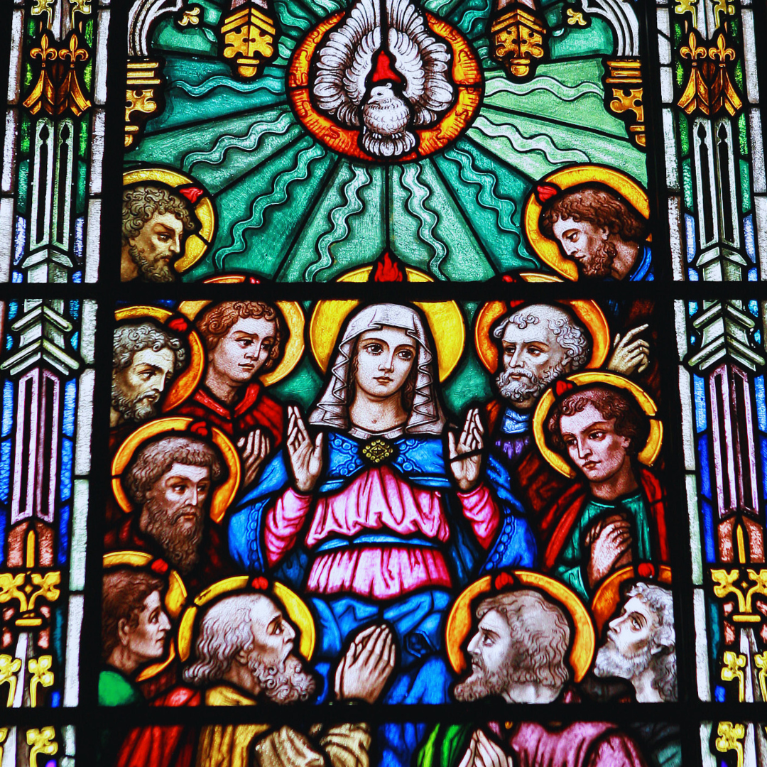 Praying with Stained Glass Images: The Glorious Mysteries