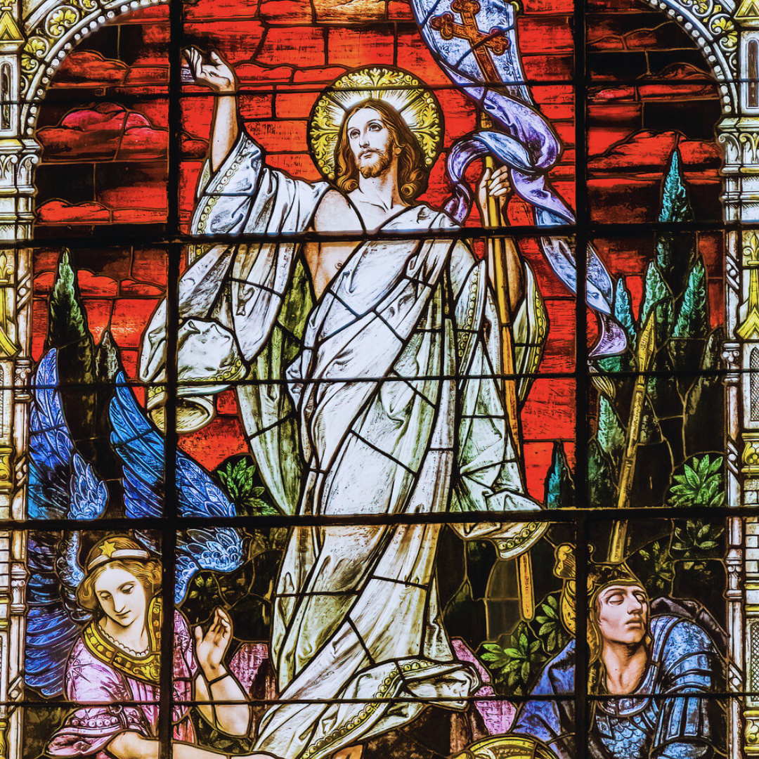 Praying with Stained Glass Images: The Glorious Mysteries
